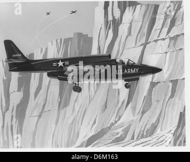 The Ryan XV-5A Vertifan, a vertical takeoff and landing (VTOL) aircraft ...