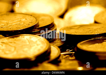 coins background macro close up Stock Photo - Alamy