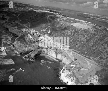 This aerial view captures the Point Loma test site, an important ...