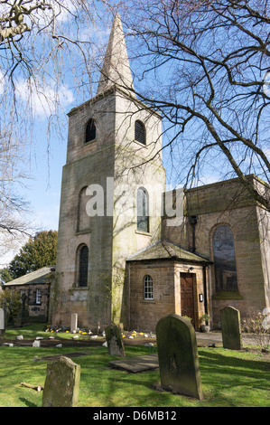 Gosforth Parish Church of St Nicholas north east England UK Stock Photo ...