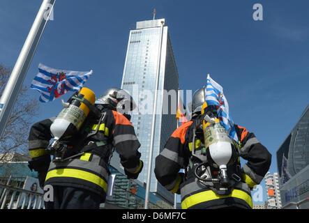Berlin Firefighter Stairrun. Berlin, Germany. Two person teams from ...