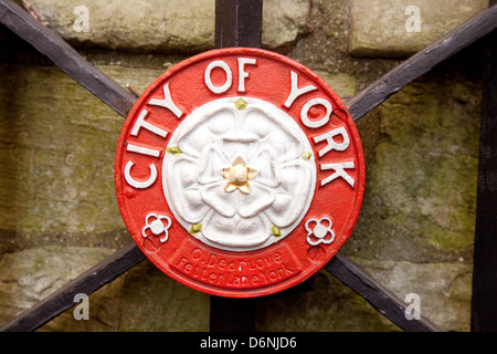 A white rose, symbol of the House of York (Plantagenets), claimants to ...