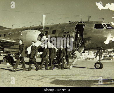 A photograph from 1950-1959 showing Convair/General Dynamics personnel ...