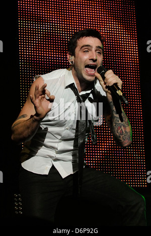 Jacob Hoggard Hedley performing at The Air Canada Centre during the ...