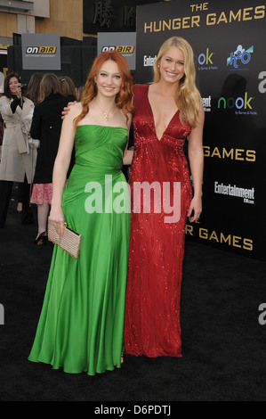 Jacqueline Emerson, Leven Rambin at arrivals for THE HUNGER GAMES ...