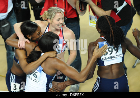 Perri Shakes-Drayton, Shana Cox, Nicola Sanders and Christine Ohuruogu ...