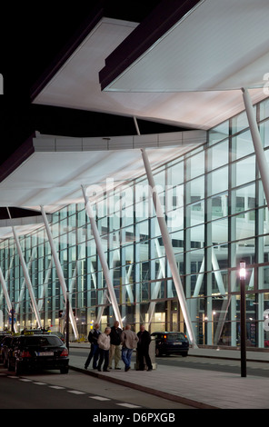 Wroclaw, Poland, the new Copernicus Airport Wroclaw, Exterior of the ...