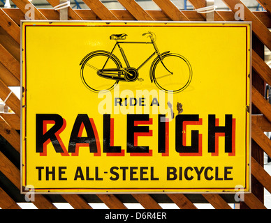 Raleigh cycle sign Stock Photo - Alamy