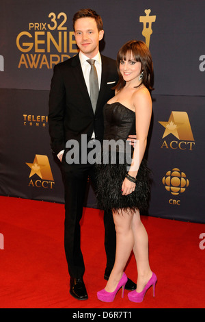 Georgina Reilly The 32nd Annual Genie Awards Arrival at the Westin Harbour Castle. Toronto ...