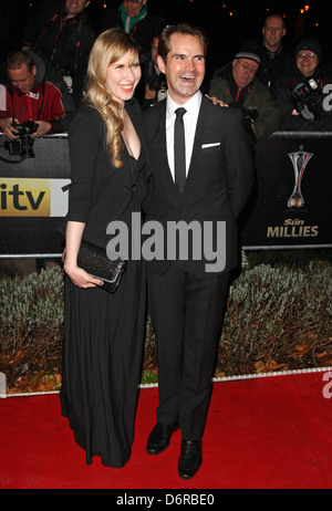 Jimmy Carr and girlfriend Karoline Copping 'The Inbetweeners Movie ...