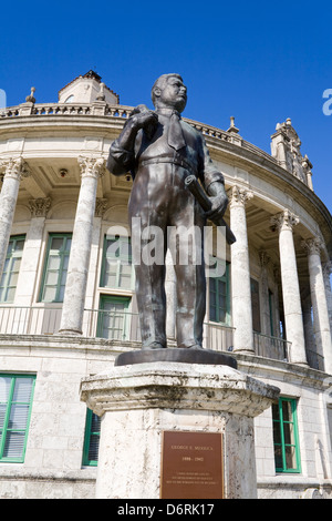 George Merrick statue outside Coral Gables City Hall, Miami, Florida ...
