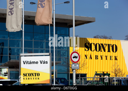 Sconto logo sign ad Prague Czech Republic Stock Photo - Alamy