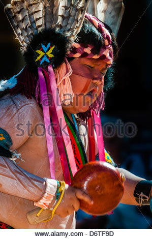 Native American Indian Boy Dancing. The 14th Annual Harvest Pow Wow ...