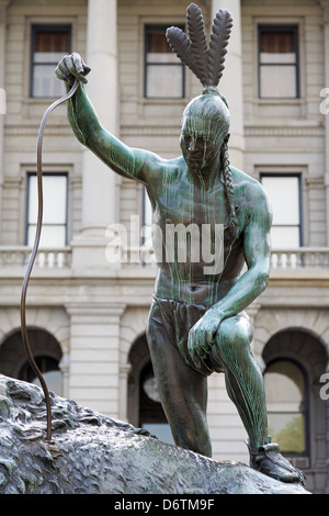 Closing Era statue, State Capitol Building, Denver, Colorado, United ...