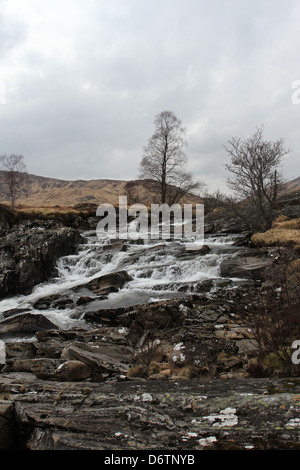 Stream Rannoch Moor Scotland April 2013 Stock Photo - Alamy