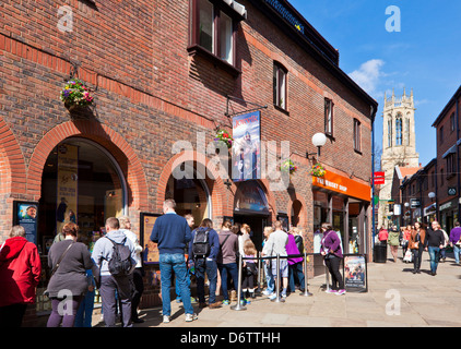 York Coppergate and the Jorvik Viking Centre Stock Photo - Alamy