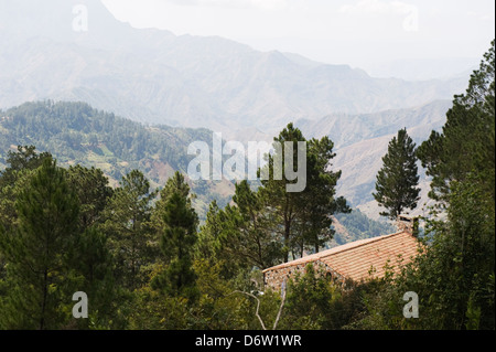 Kenscoff mountains above Port au Prince, Haiti, Caribbean Stock Photo ...