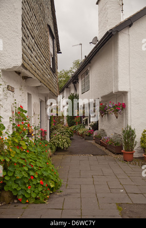 Street scene in Hawkshead Stock Photo - Alamy