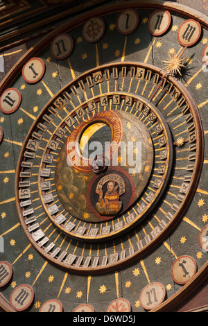 The Wells Cathedral Clock (a 14th Century astronomical clock installed ...