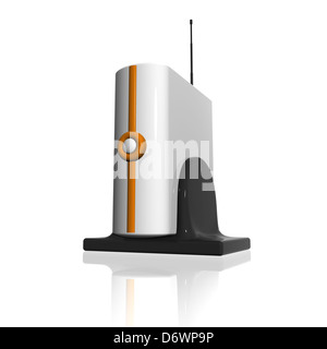 Computer modem antenna signal image Stock Photo - Alamy