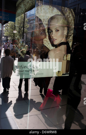 poster advertising Yves Saint Laurent fashion house with Kiki Willems ...