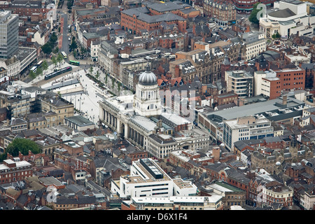 Aerial Image Nottingham City Centre Stock Photo - Alamy