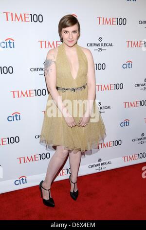 Lena Dunham at the TIME 100 Gala celebrating TIME'S 100 Most ...