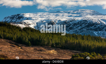 A view over Glen Carron towards Glencarron and Glenuig Forest, Craig ...