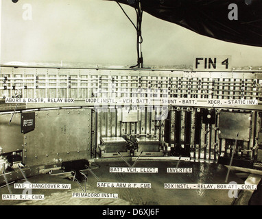 This image depicts the Little Joe rocket, developed by Convair/General ...