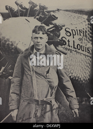 Charles Lindbergh, known for his pioneering solo transatlantic flight ...
