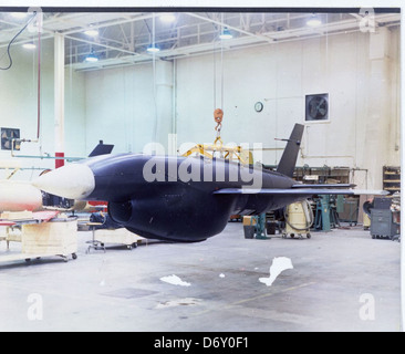 This image shows a Ryan Aeronautical drone, specifically the Model 147 ...