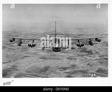 1-7464 four Radioplane RP-54D on Boeing B-47 print scan Stock Photo - Alamy