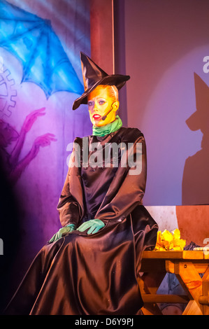 cruise ship Thomson Destiny Cabaret stage show caribbean Stock Photo ...