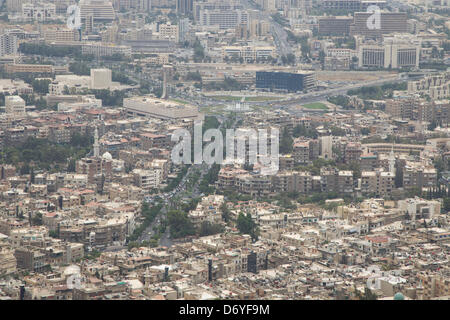 Damascus Aerial View Syria Stock Photo - Alamy