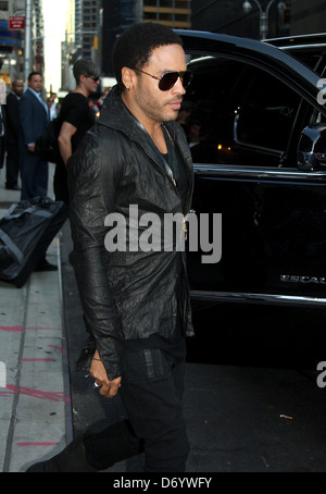 Lenny Kravitz 'The Late Show with David Letterman' at the Ed Sullivan ...