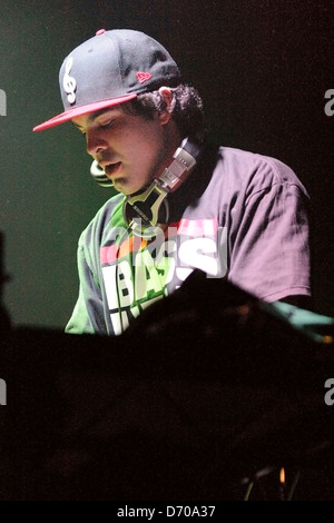 Datski, aka Troy Beetles, performs during Deadmeat 2012 North American ...