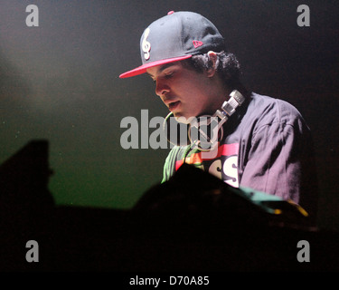 Datski, aka Troy Beetles, performs during Deadmeat 2012 North American ...