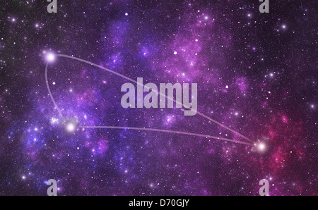 Representation of the constellation Octans (Oct), one of the modern ...