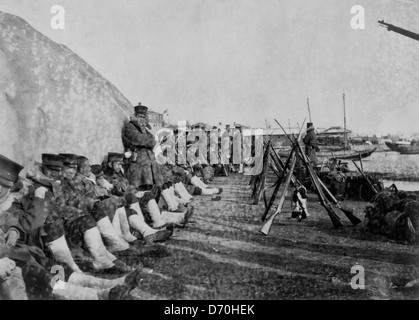 Japanese soldiers during the Russo-Japanese War 1904 Stock Photo - Alamy