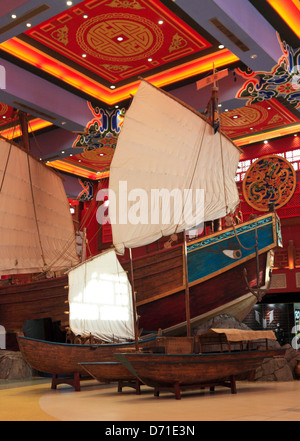Model of an ancient Chinese sailing ship, Ibn Battuta Shopping Mall ...