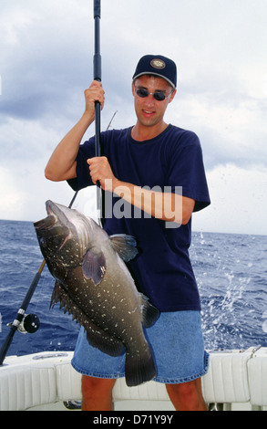 Grouper caught from Port Aransas Texas Stock Photo - Alamy