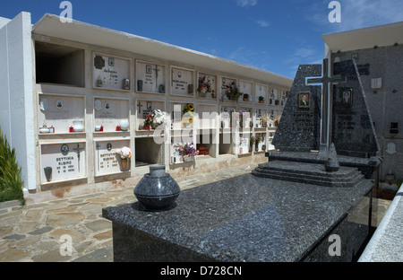 Italian cemetery with wall graves Stock Photo - Alamy