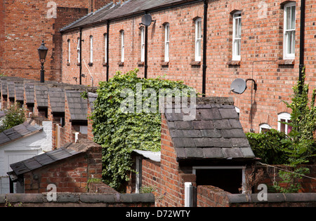 Victorian back to back terrace houses, Leeds, West Yorkshire Stock ...