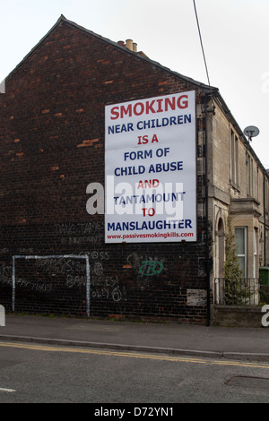 Anti passive smoking billboard UK poster advertising the dangers of ...