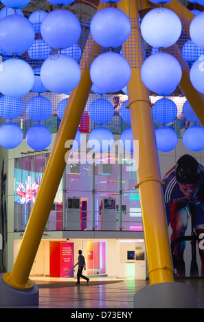 Inside The O2 Arena at the Greenwich Peninsula, North Greenwich, London ...
