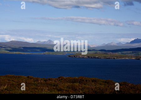 Minginish Red Cuillin Loch Bracadale Harlosh Island from Idrigill Point ...