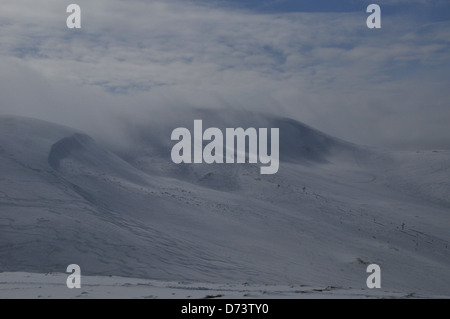 A view of the Caenlochan Nature Reserve, Glass Maol, Glenshee Stock ...