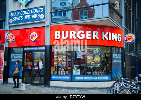 Burger King restaurant in Liverpool, England, UK Stock Photo - Alamy