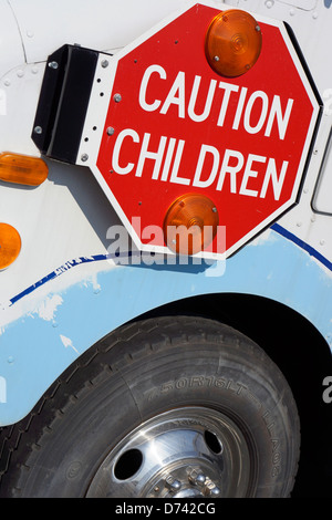 Ice Cream Van with caution children sign, London, England Stock Photo ...