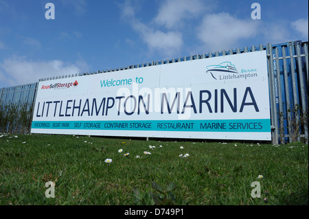Town signs, Littlehampton, West Sussex Stock Photo - Alamy